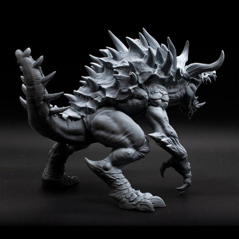 Tarasque Dnd Monster 28mm Miniatures for Tabletop Gaming - Etsy