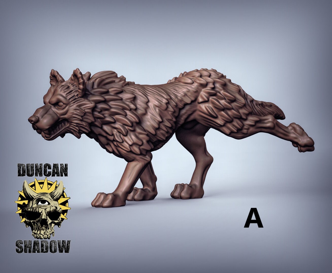 Wolves - 28mm - 32mm Miniatures for Tabletop Gaming (dnd, D&D) by ...