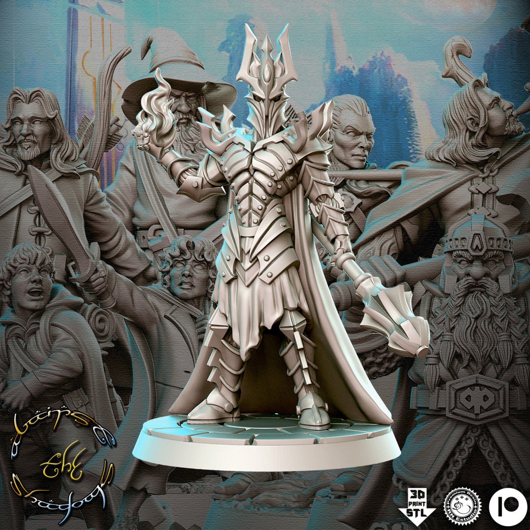 Lord of the Shadows - Dark Lord - 32mm - 28mm Miniatures for Tabletop ...