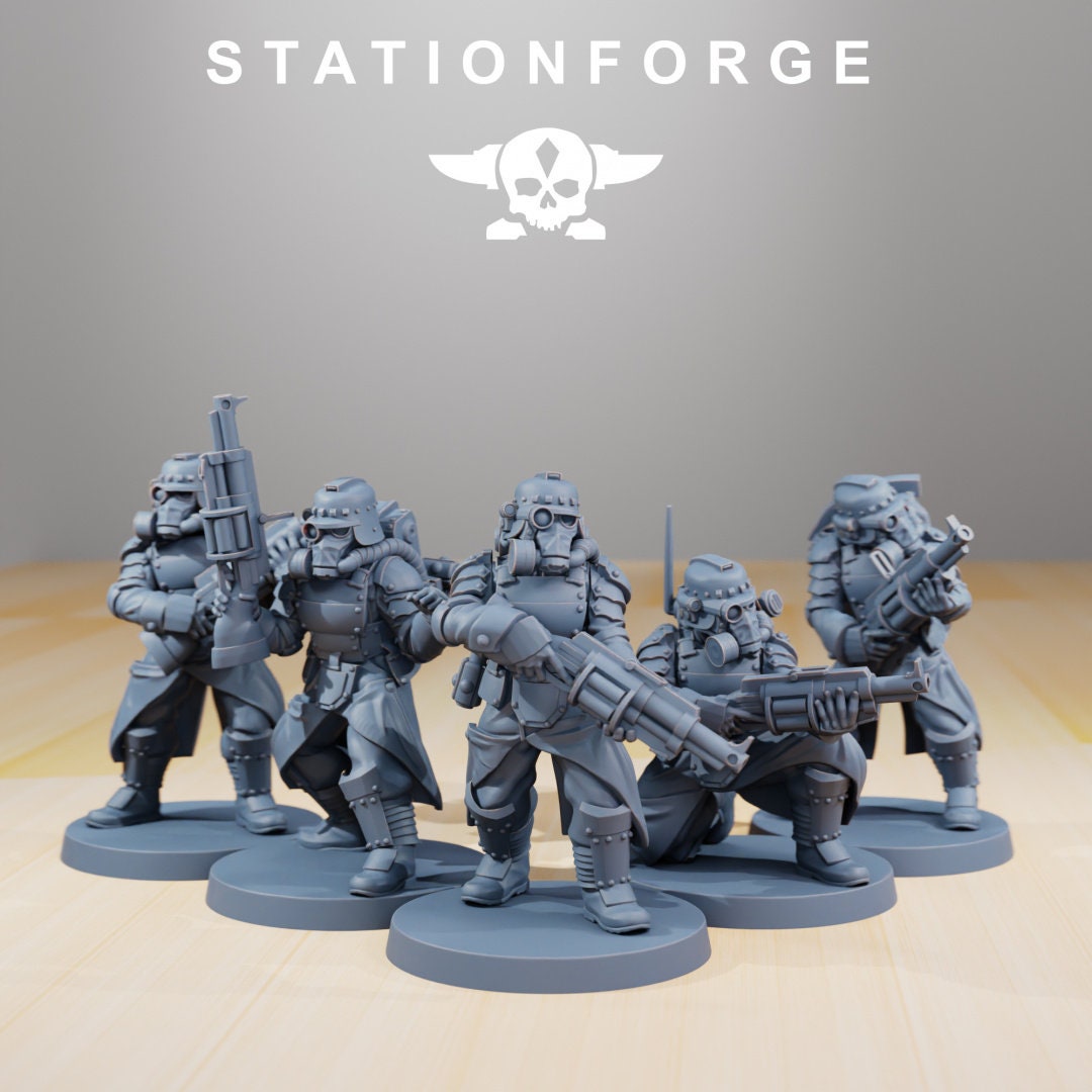 Grimguard Tinkers - Grenadiers - Soldiers - 28mm | Miniatures for ...