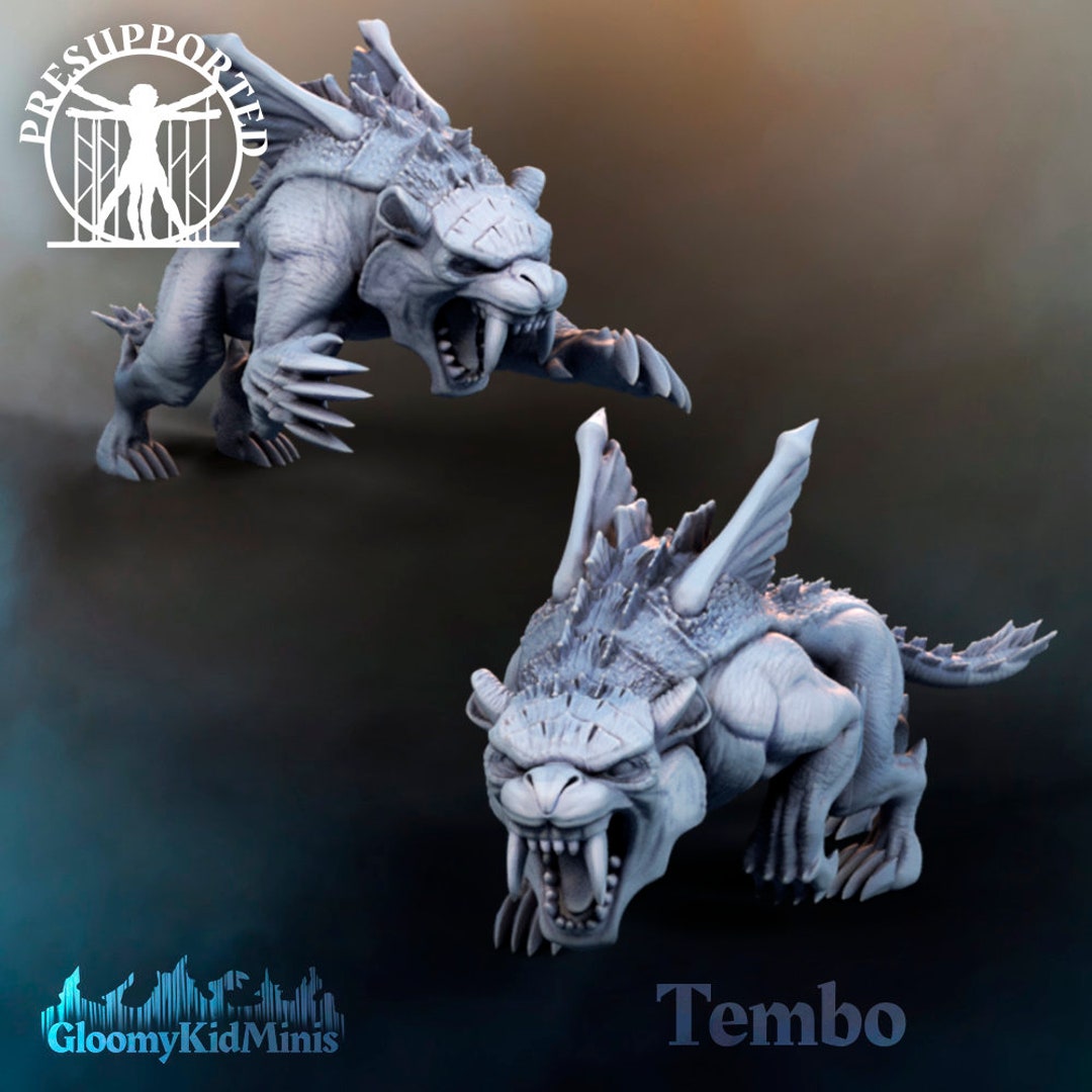 Tembo - Sabretooth - DND Monster - Dark Sun - 28mm Miniatures for ...