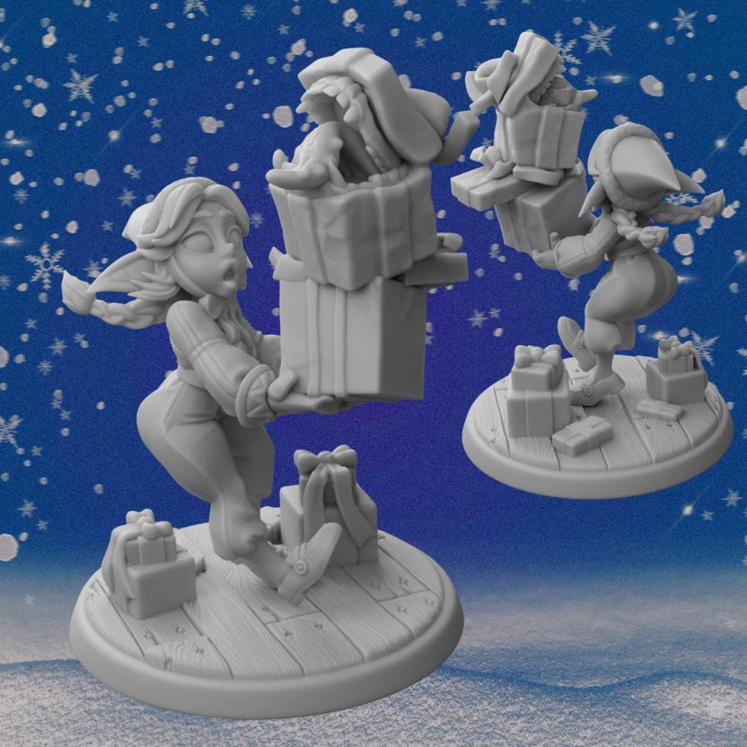 Unli - Goblin Present Holder - Christmas - 28mm | 32mm Miniatures for ...