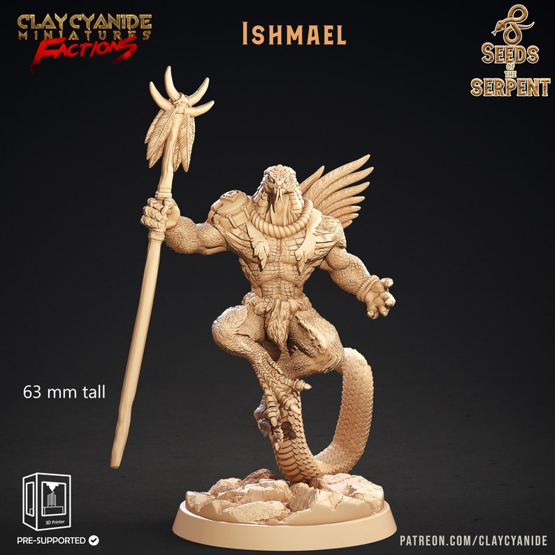 Snakemen Yuan - Ti - Pantheon of Aztecs - Seeds of Serpent - 28mm ...