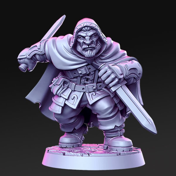 Dwarf Rogue Miniatures - Etsy