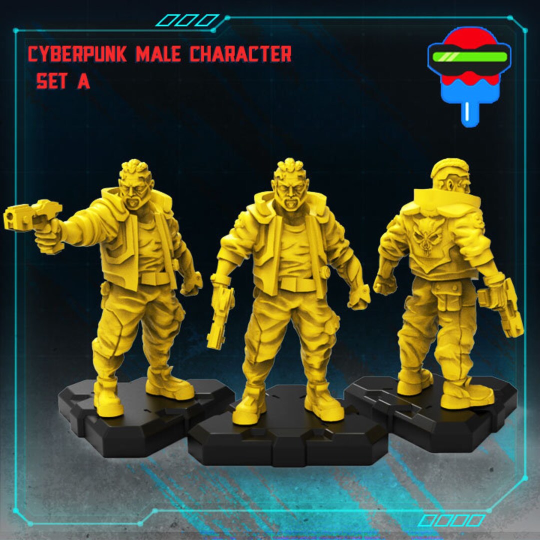 Cyberpunk Crew Boss - Sleinir Crew Nomad - 28mm Miniatures for Tabletop ...