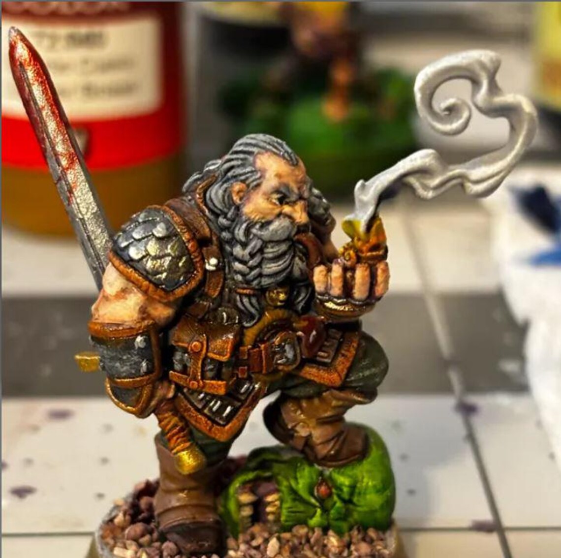 Garaldir -dwarf Witcher - Male Dwarves - 28mm | 32mm 3d Printed ...