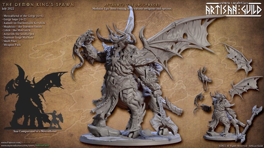Daemon King General - Astaroth the Soul Forged - Demon King's Spawns ...