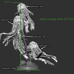 Jellyfish Swarm - Massive Jellyfish - 28mm Miniatures for Tabletop ...