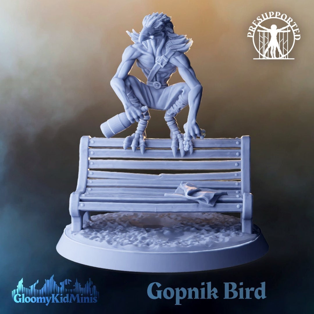 Aarakocra - Gopnik Bird - Birdman - NPC - 28mm |32mm - Miniatures for ...