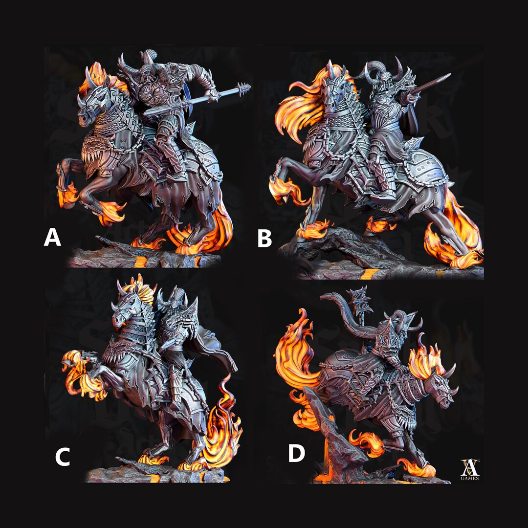 Hell Knight - Riders - Demon - Evil - Speak of the Devil Act 1 - 28mm ...