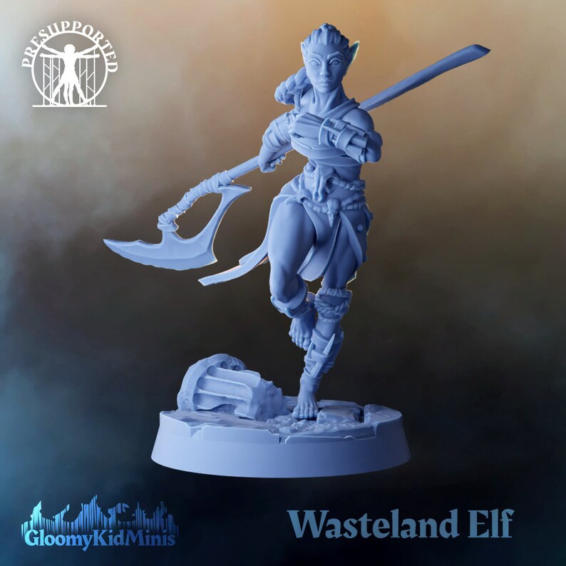 Wasteland Elves - Elf - Elven Tribe - 28mm | 32mm - Miniatures for ...