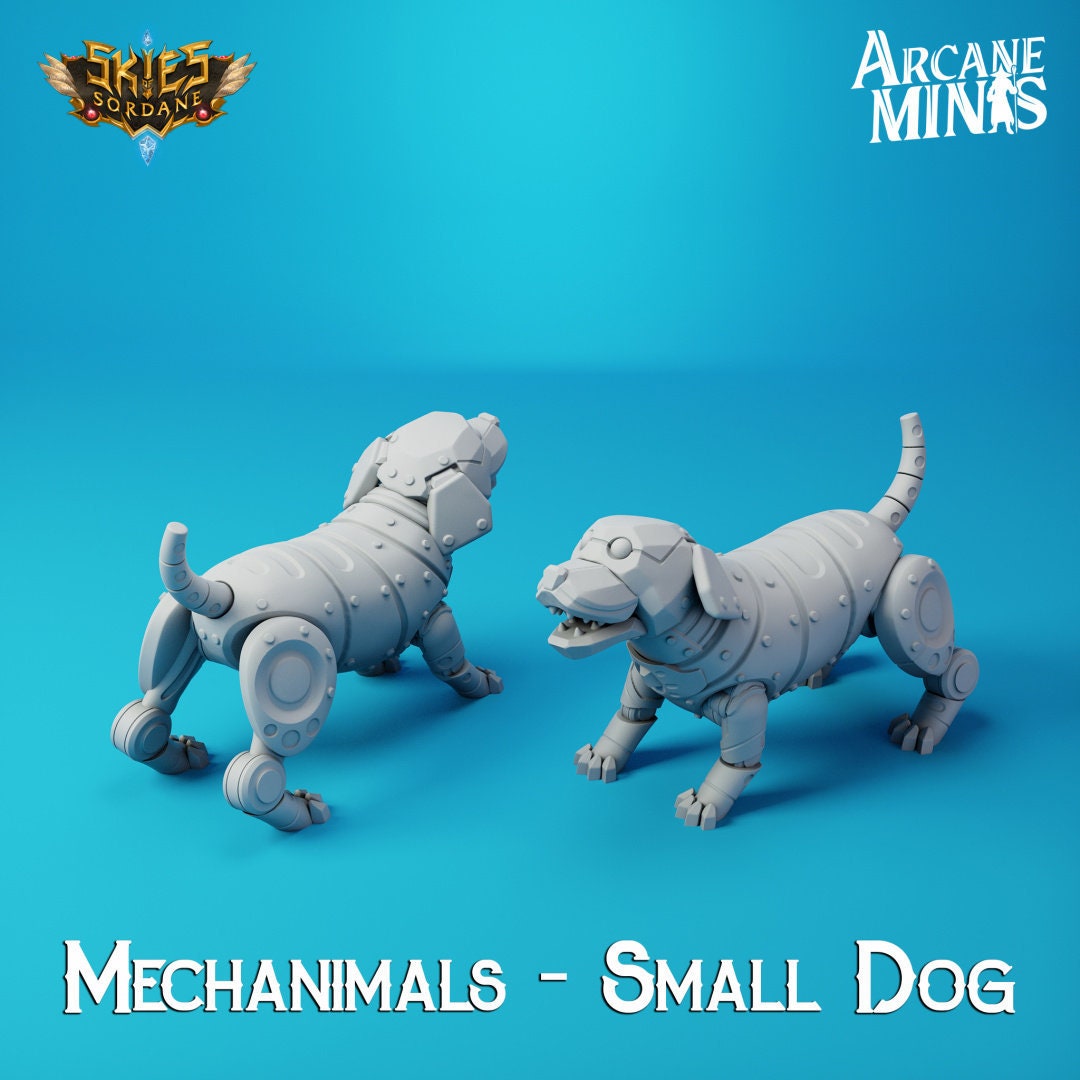 Animal Construct - Dog Companion - Mechanimals - 32mm | 28mm Miniatures ...