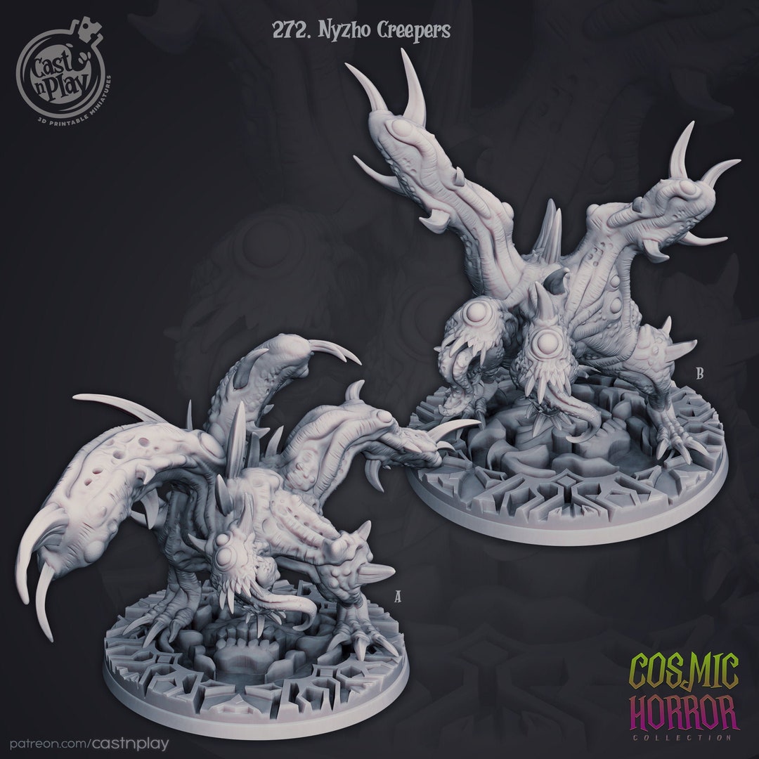 Nyzho Creepers - Cosmic Horror - Cthulu Demon - 28mm Miniatures for ...