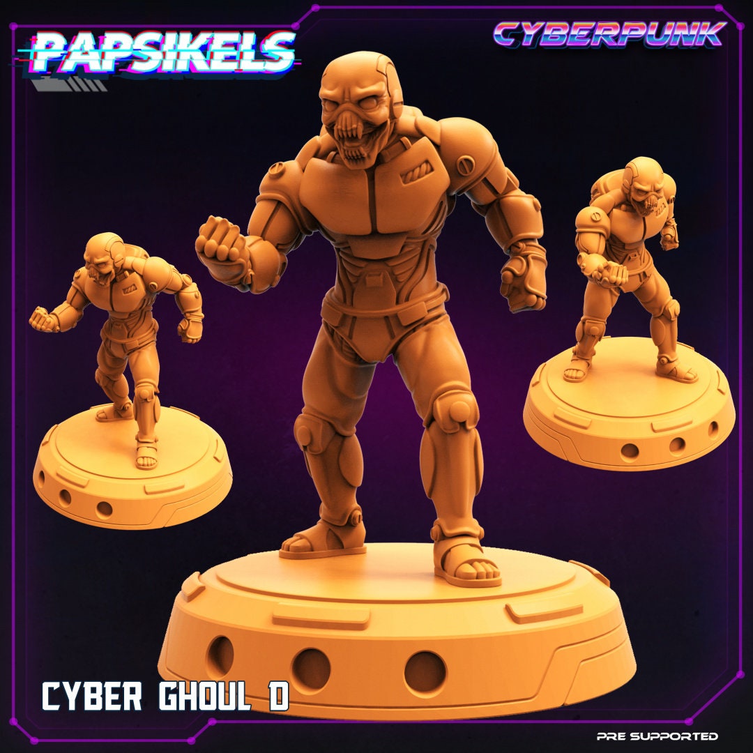 Cyberpunk - Cyber Ghoul - Monster - Alien | 28mm Miniatures - Tabletop ...