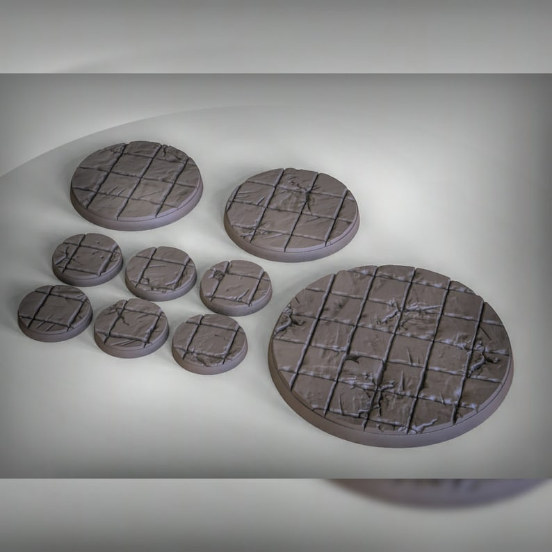 Dungeon Bases - Highly Detailed Scenic Bases - 28mm | 32mm Miniatures ...