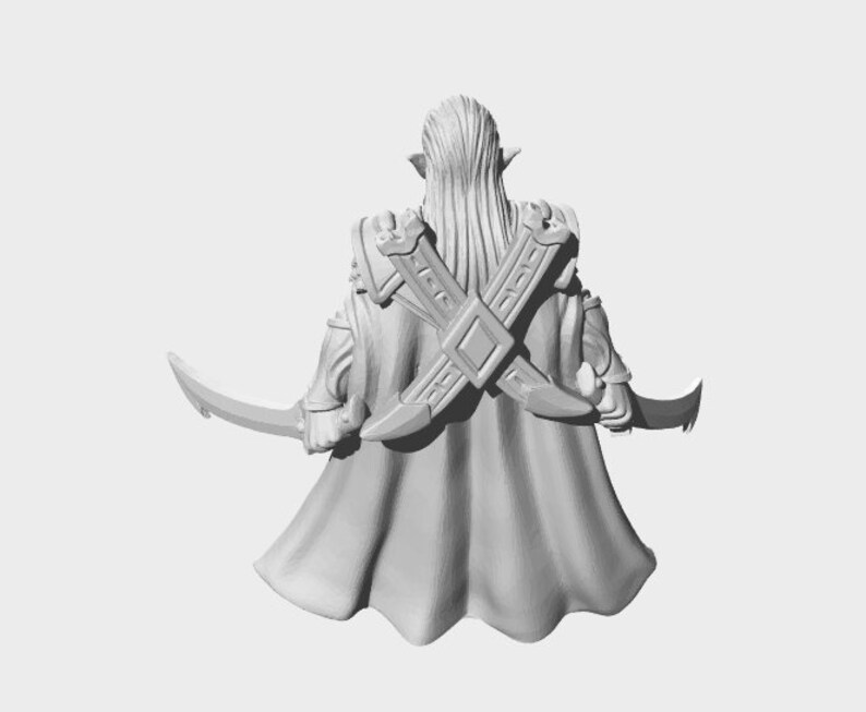 Evendil - Gennala - Elf - 32mm - 28mm Miniatures for Tabletop Gaming ...