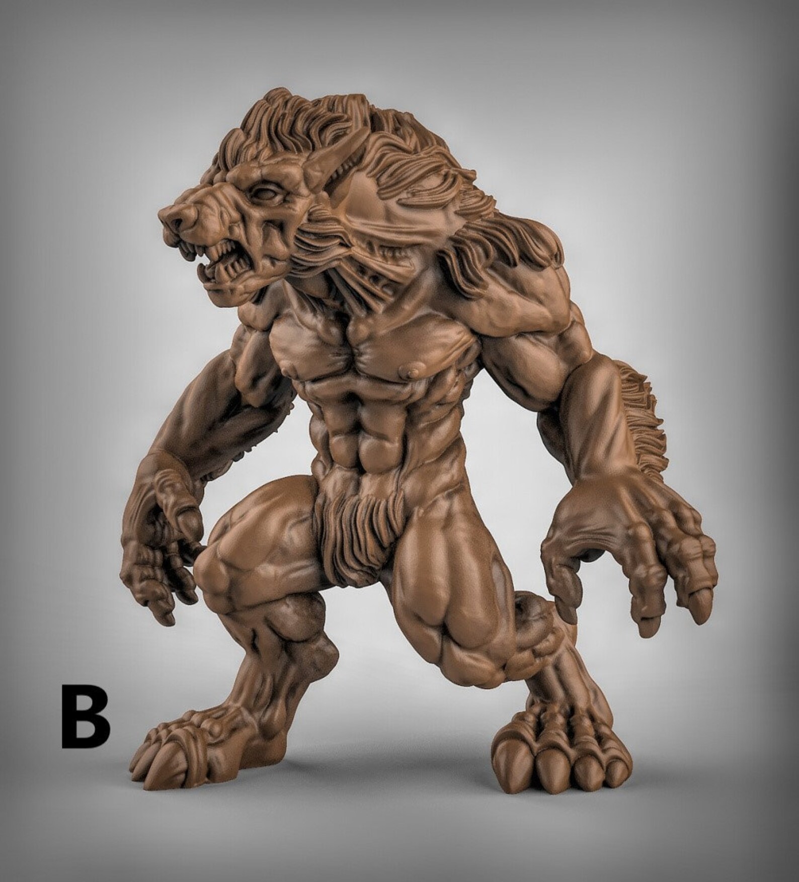 Werewolves 28mm 32mm Miniatures for Dungeons and Dragons | Etsy