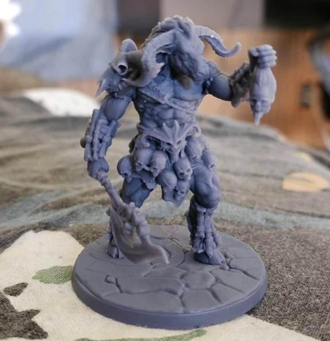Headhunter Minotaur - Dnd Monster - Man Hunter - Beast- 28mm ...