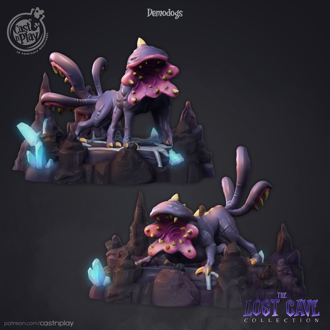 Demodogs - Underdark - 28mm Miniatures for Tabletop Gaming (dnd, D&D ...