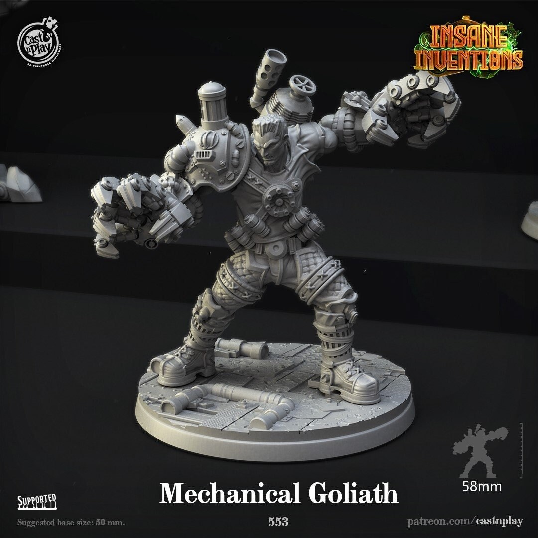 Mechanical Goliath - Bionic Giant - Insane Inventions - 28mm ...