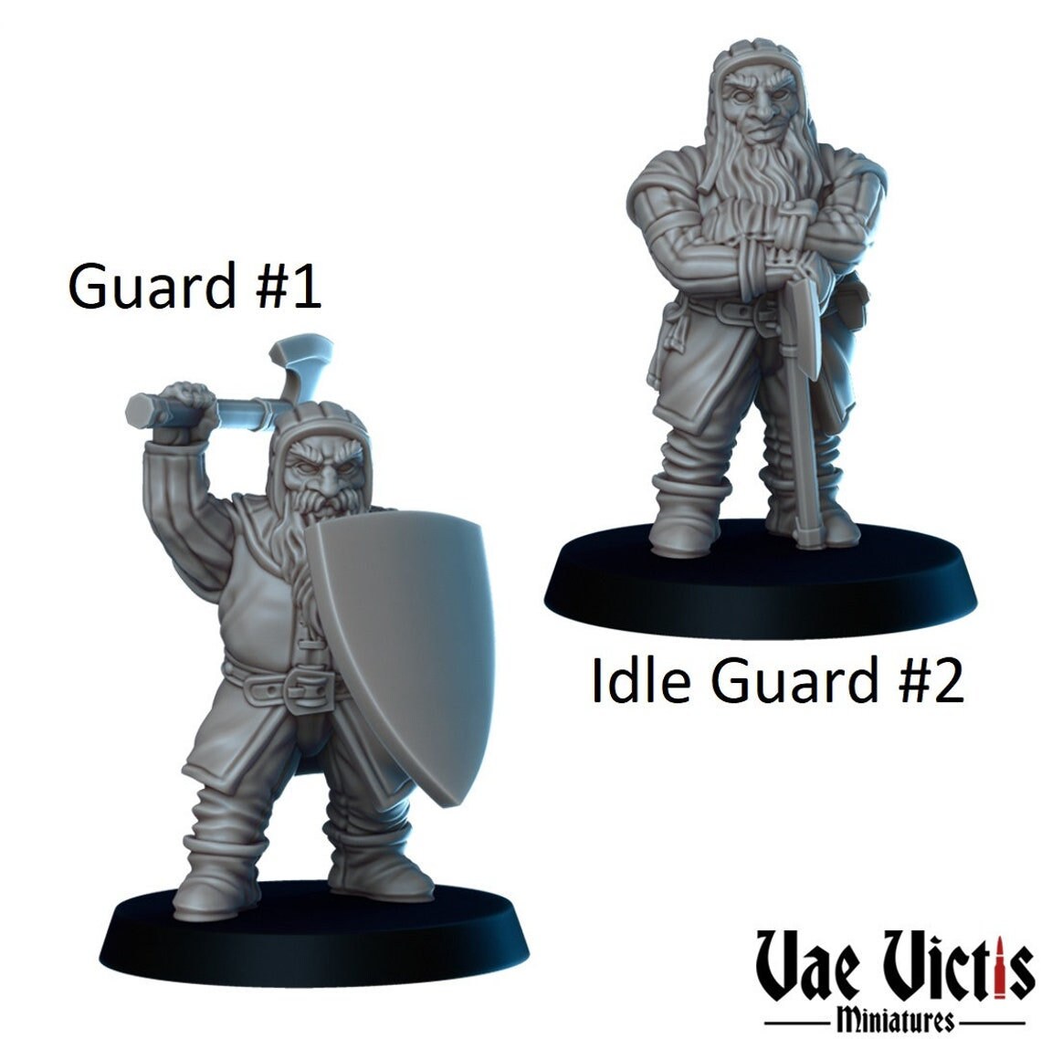 Dwarf Guards - Army of Dwarves - Dwarven Barracks - 3d Printed Mini ...