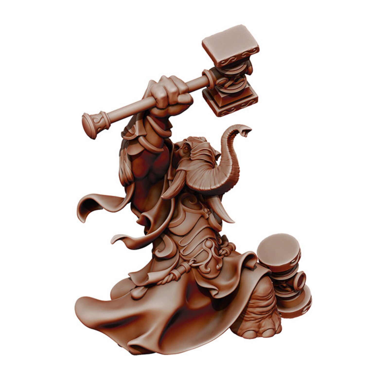 Elephantfolk Heroes - Loxodon Set- Elephant - NPC - 28mm Miniatures for ...