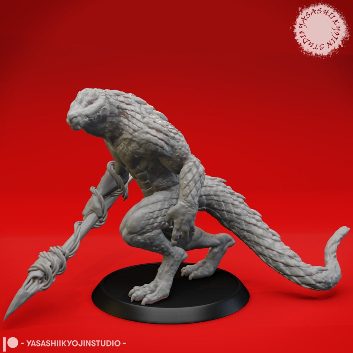 Lizardfolk Lizardmen Warriors 28mm or 32mm Miniatures for | Etsy