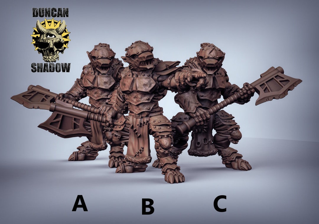 Armoured Wolfen - 28mm - 32mm Miniatures for Tabletop Gaming (dnd, D&D ...