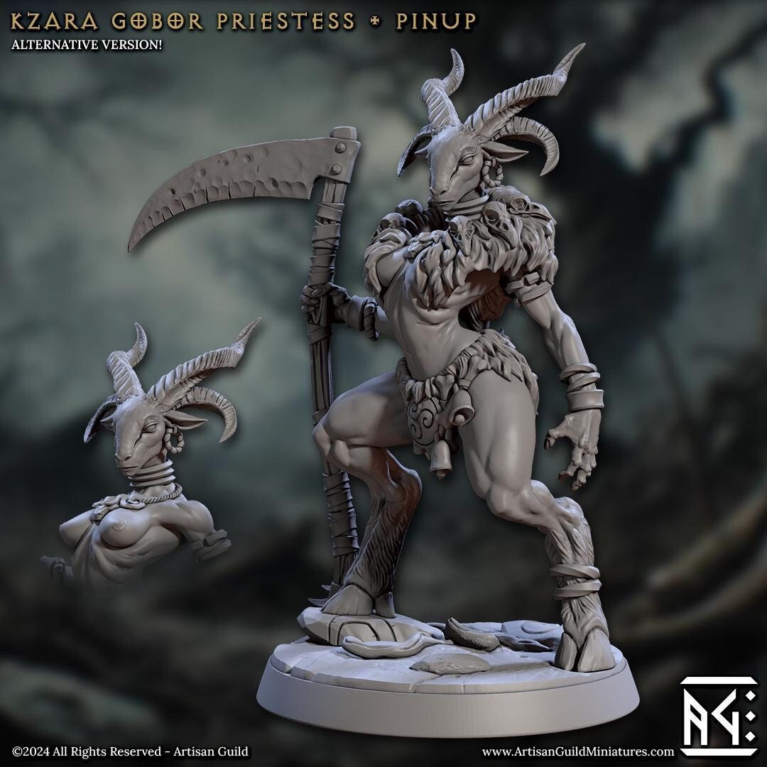 Pinup Kzara - Ramkin Caoraa Rise of Beastmen - 28mm | 32mm Miniatures for Tabletop Game ...