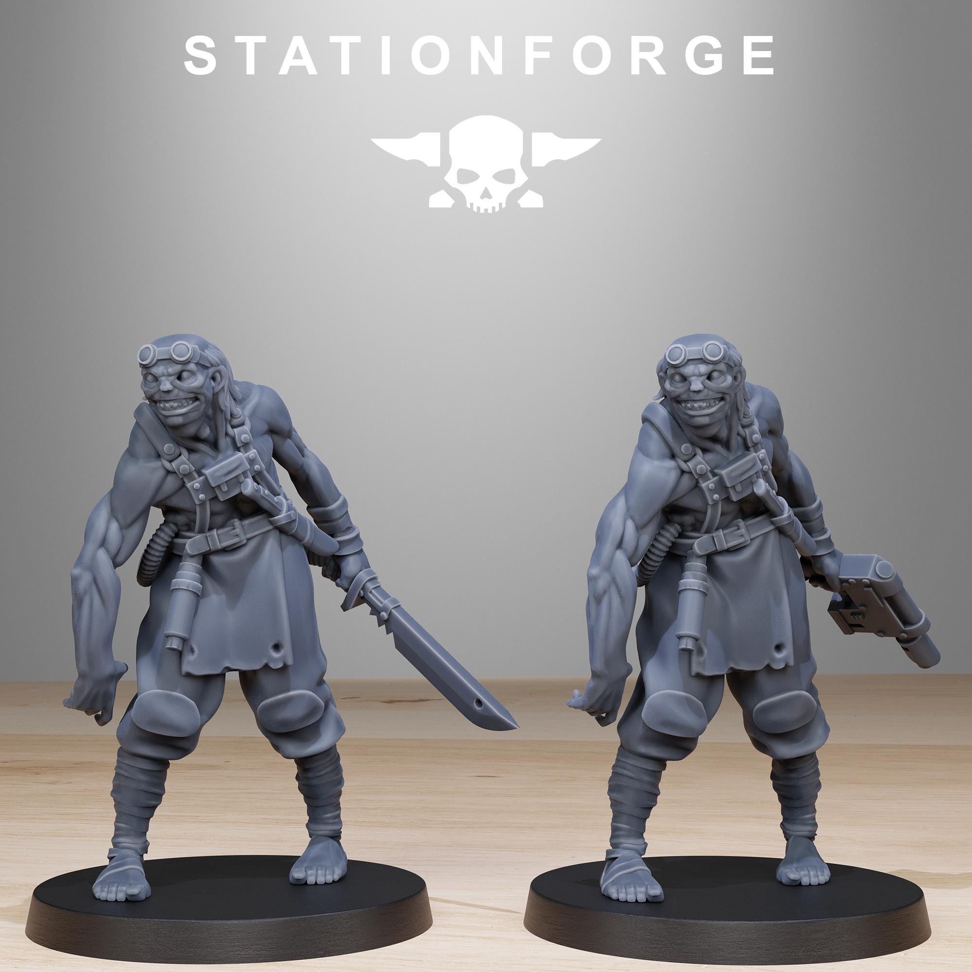 Corrupted Guard Wretched - 3d Printed War 32mm | Miniatures for ...