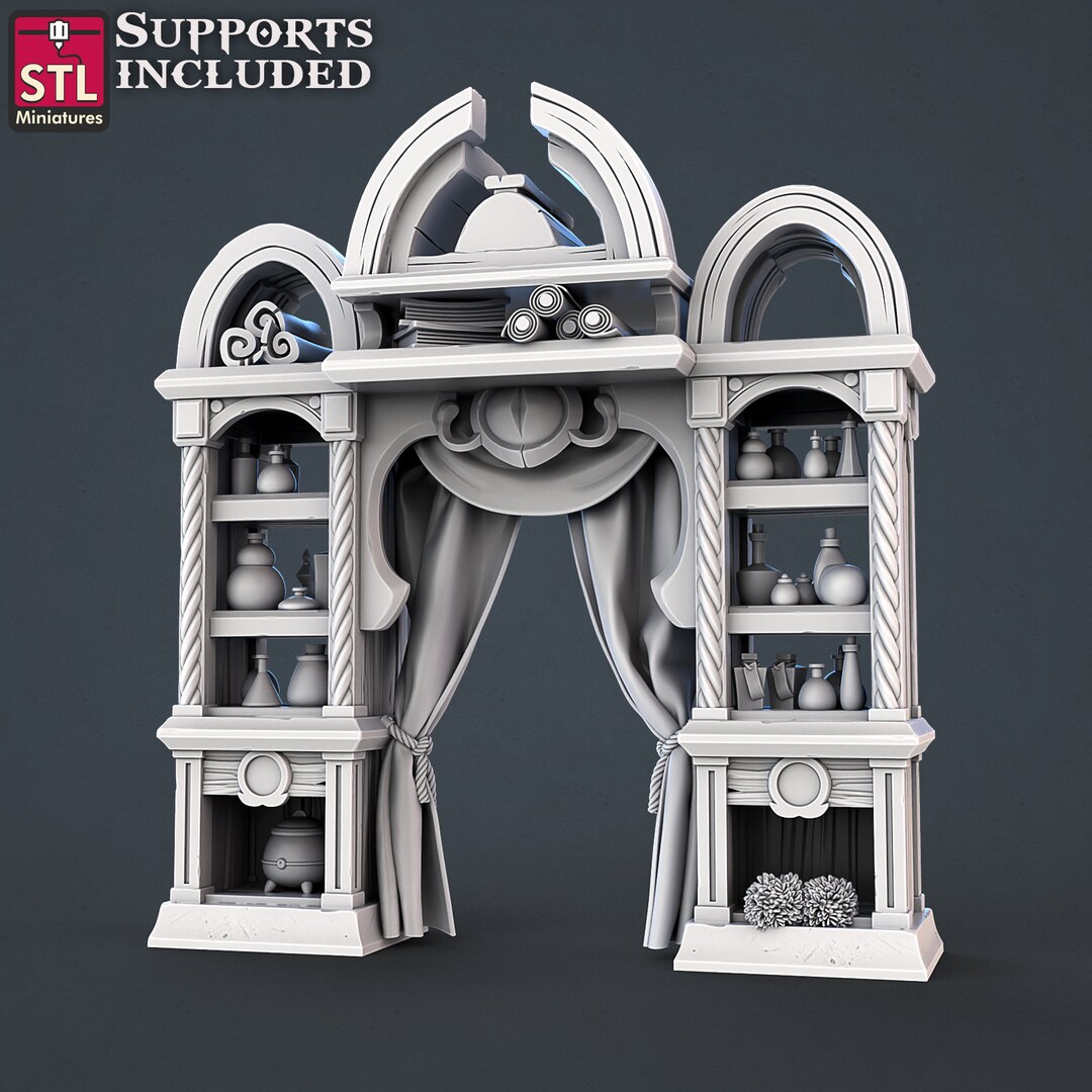 Toxic Vendor - Market Merchant Shop Prop Terrain - 28mm | 32mm 3d ...