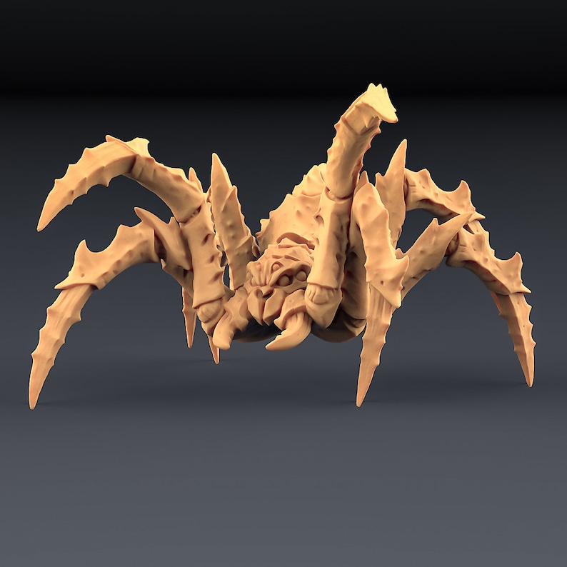 Giant Spiders Dnd Monster Spider 3d Printed Fantasy Mini - Etsy