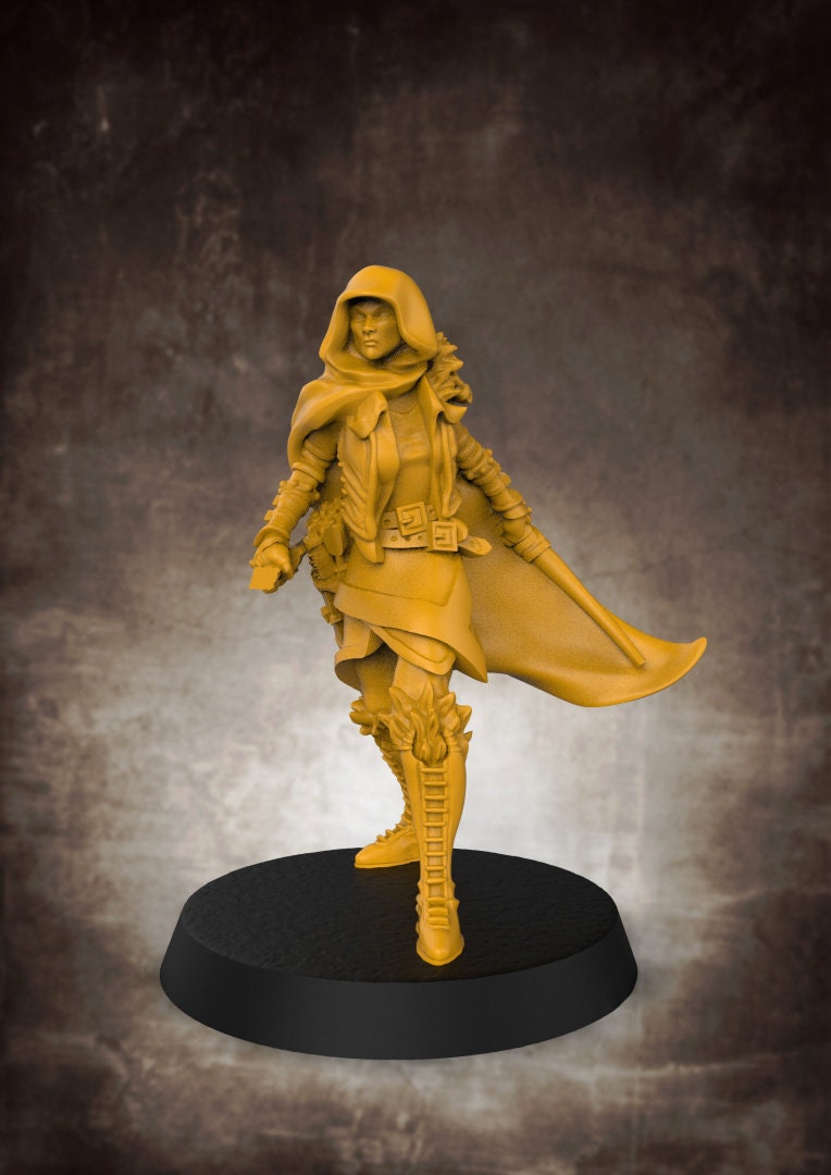 Human Female Ranger 32mm 28mm Miniatures for Tabletop - Etsy