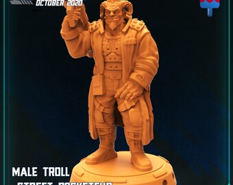 Street Troll Terminator Arnork by Papsikels 28mm 32mm Miniatures for ...
