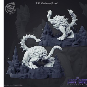 Intellect Devourer - Cerebrum Hound - Underdark - 28mm Miniatures for ...