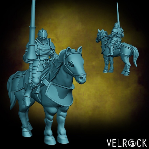 City Militia Knight Guards Armored Knight on Horse - Etsy