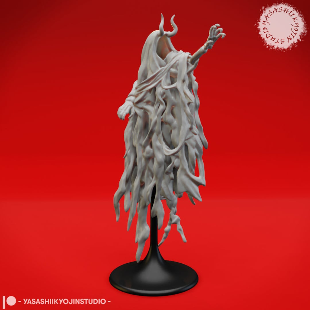 Wraith - Dnd Monster - Ghost - 28mm or 32mm Miniatures for Tabletop ...