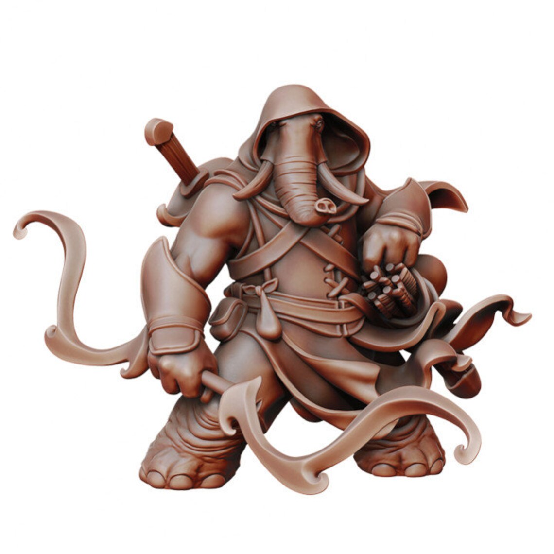 Elephantfolk Heroes - Loxodon Set- Elephant - NPC - 28mm Miniatures for ...