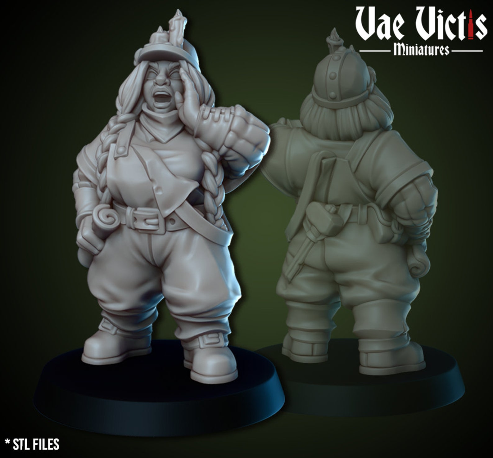 Dwarven Miners - Dnd Hero/npc - 28mm Miniatures for Tabletop Gaming ...