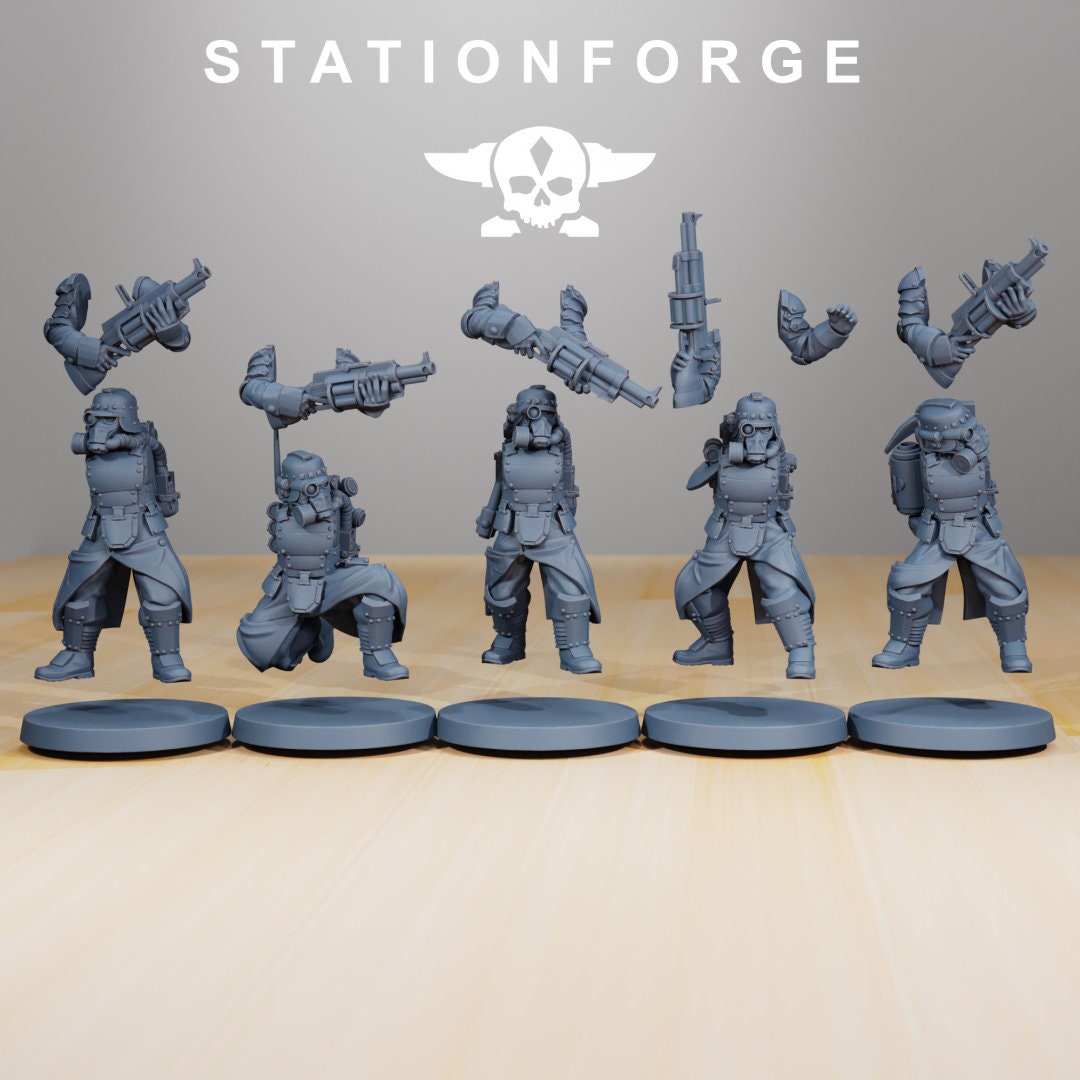 Grimguard Tinkers - Grenadiers - Soldiers - 28mm | Miniatures for ...