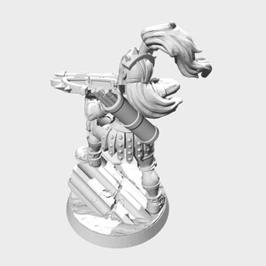 Latani - Female Gladiator - 32mm - 28mm Miniatures for Dungeons and Dragons (dnd, D&D, Wargame ...