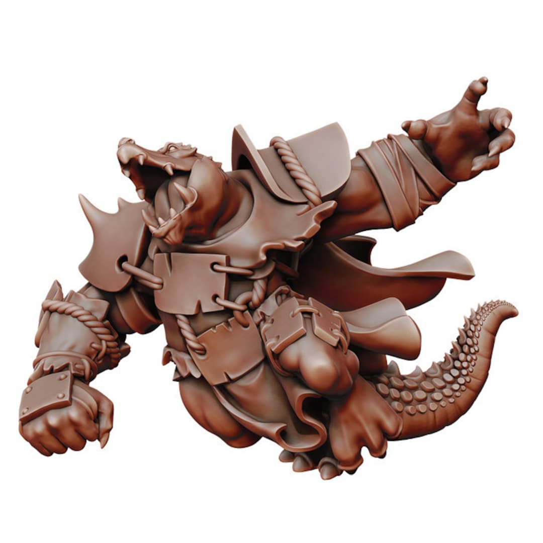 Kobold - Swolbold Brute - Kroxigor - 28mm | 32mm Miniatures for ...