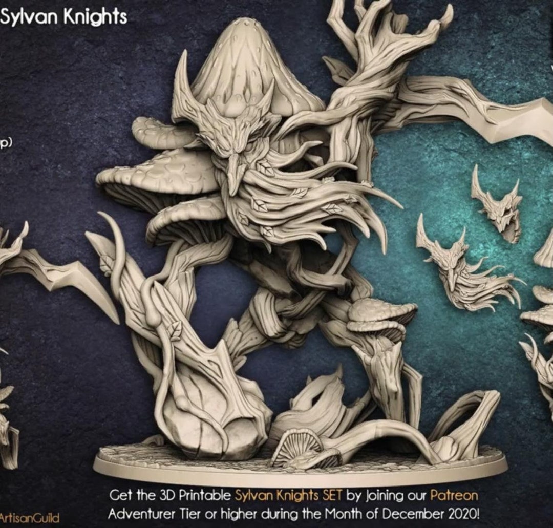 Ancient Forest Primordial - Sylvan Knights - 28mm Miniatures for ...