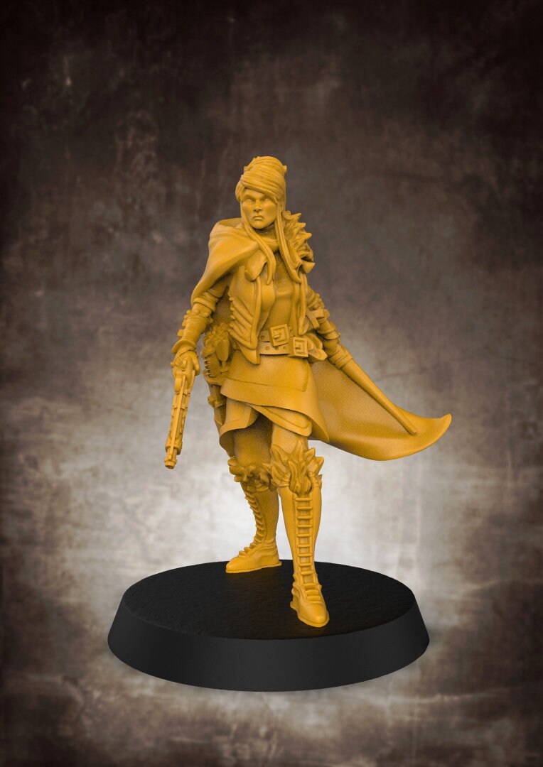 Human Female Ranger 32mm 28mm Miniatures for Tabletop - Etsy
