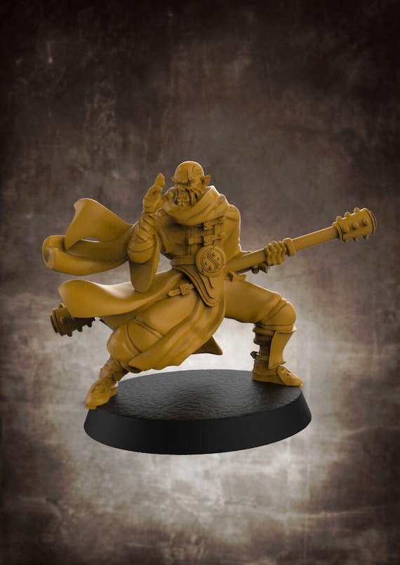 Half Orc Monk Miniature