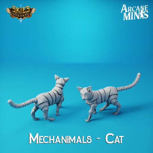 Animal Construct Cat Companion Mechanimals 32mm 28mm - Etsy