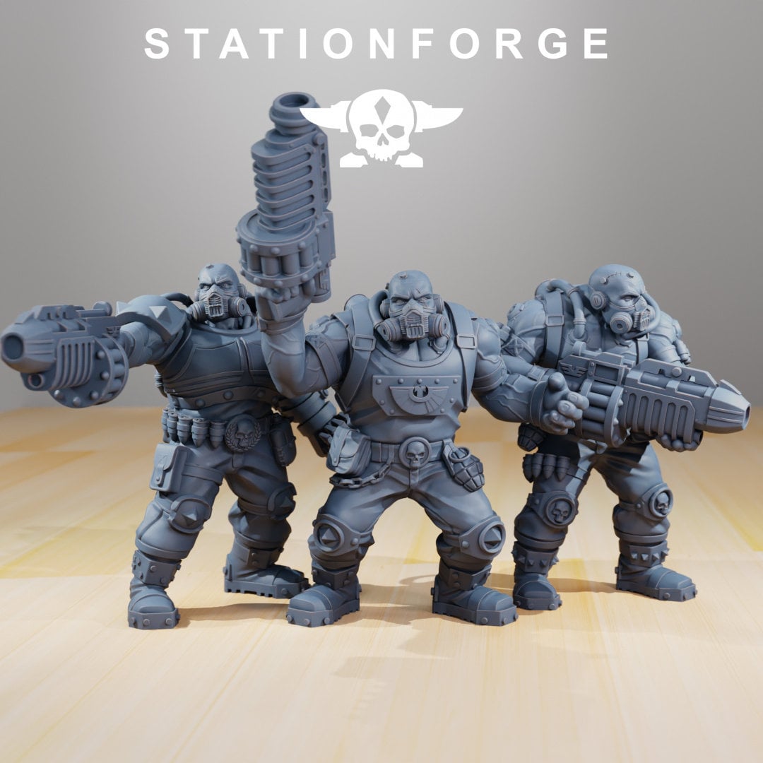 Grimguard Ogres - Super Soldiers - 28mm | Miniatures for Tabletop ...