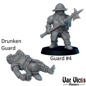 Dwarf Guards - Army of Dwarves - Dwarven Barracks - 3d Printed Mini ...