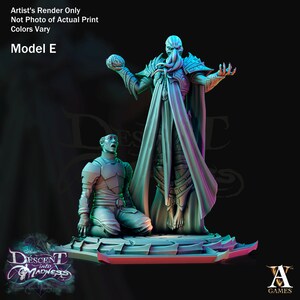 Mindflayers - Illithids - Mind Flayer - 28mm | 3d Printed Mini RPG ...