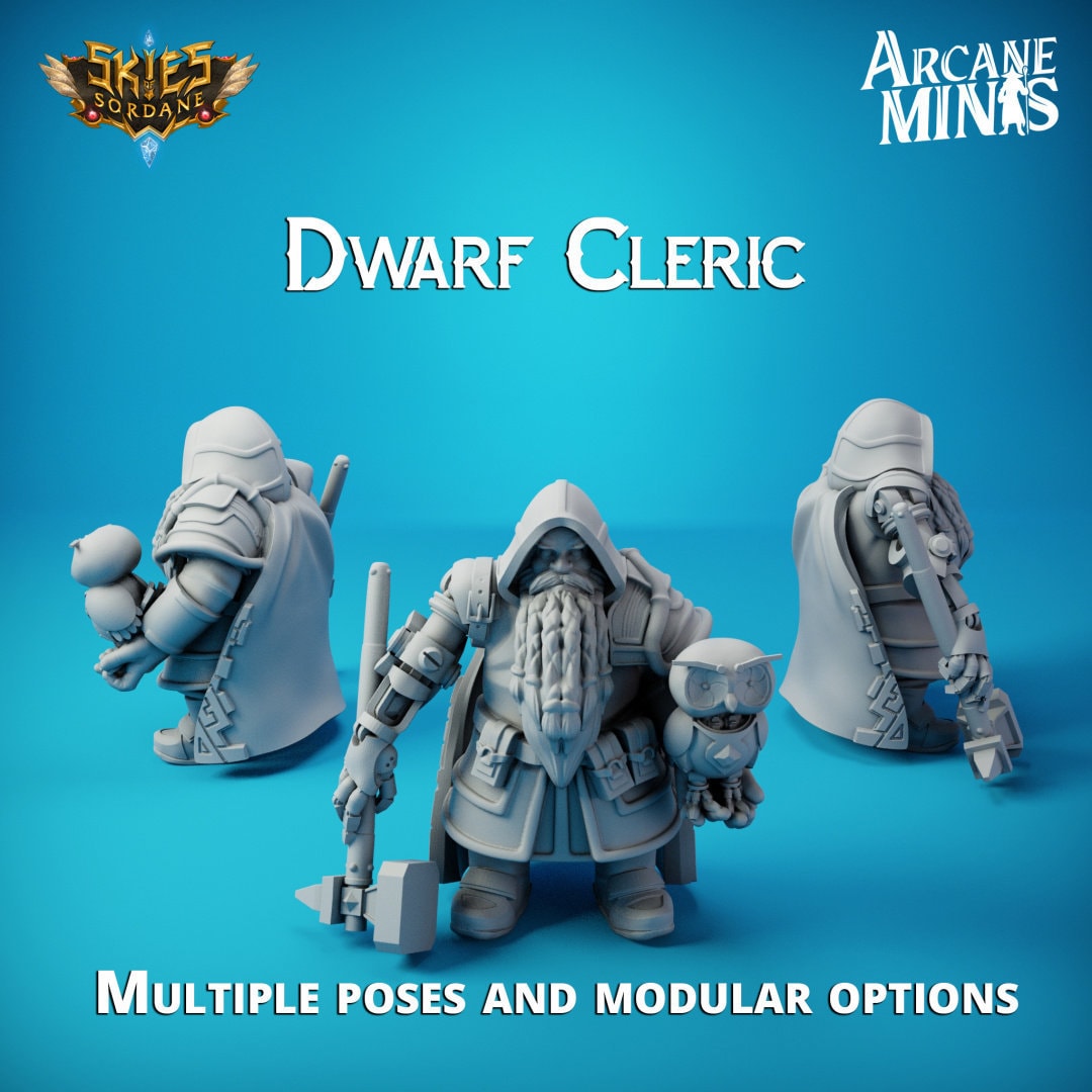 Dwarf Cleric Miniature
